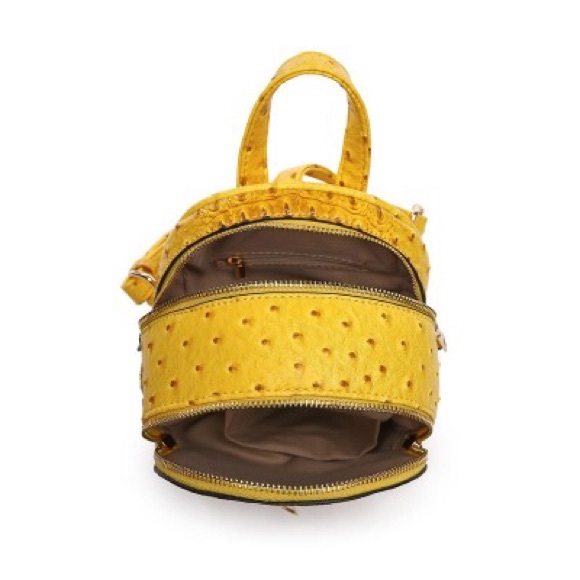 Bags | Gold Mini Backpack | Poshmark